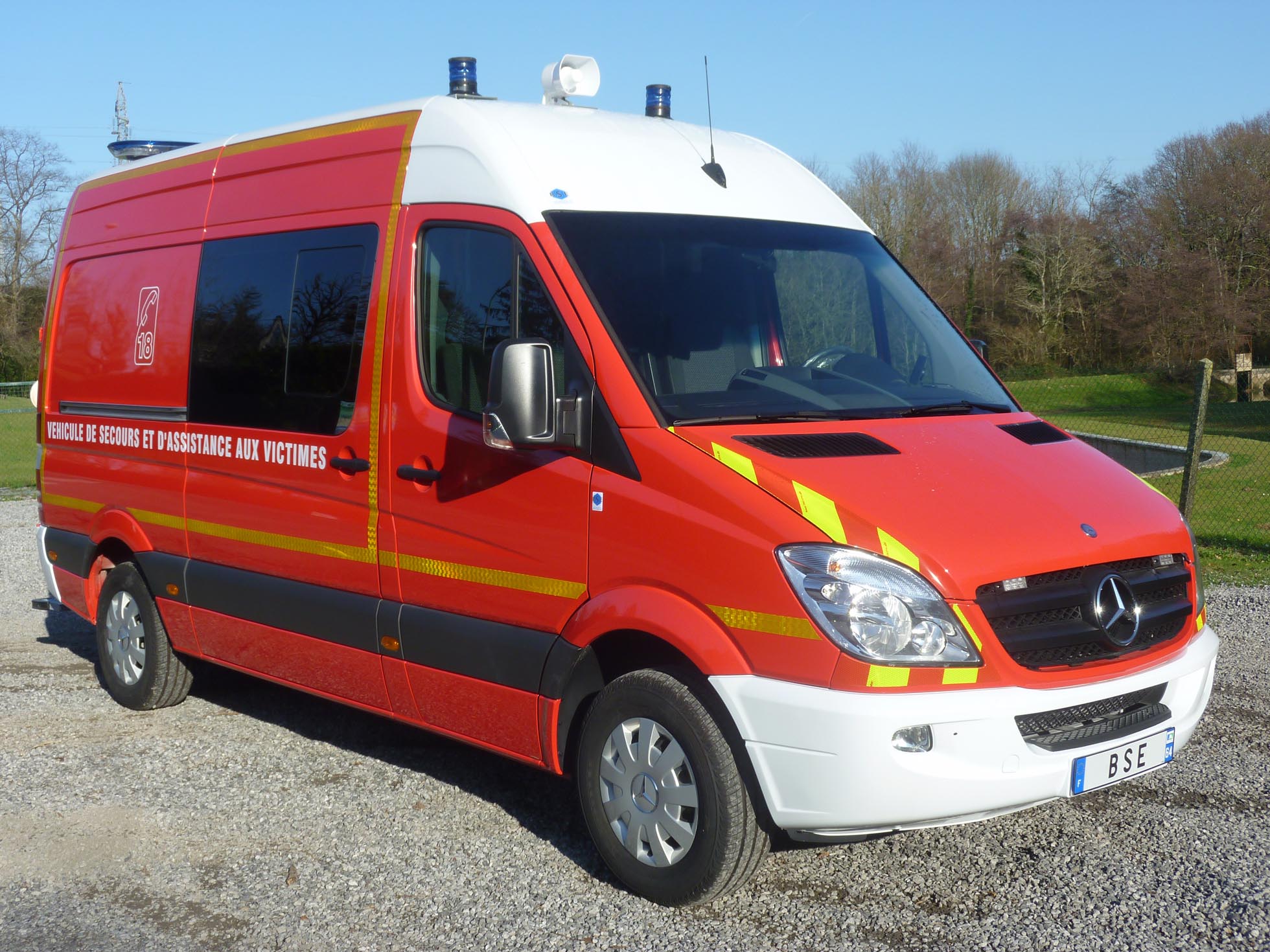 VSAV 4x4 Mercedes Sprinter - BSE Ambulances